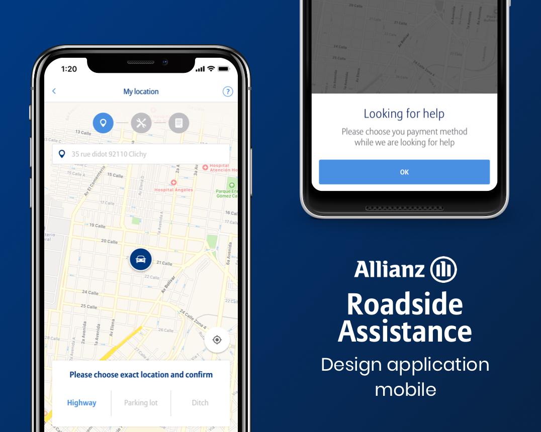 Allianz Road side Assistance | Matthieu Laroche – Designer d'interfaces ...